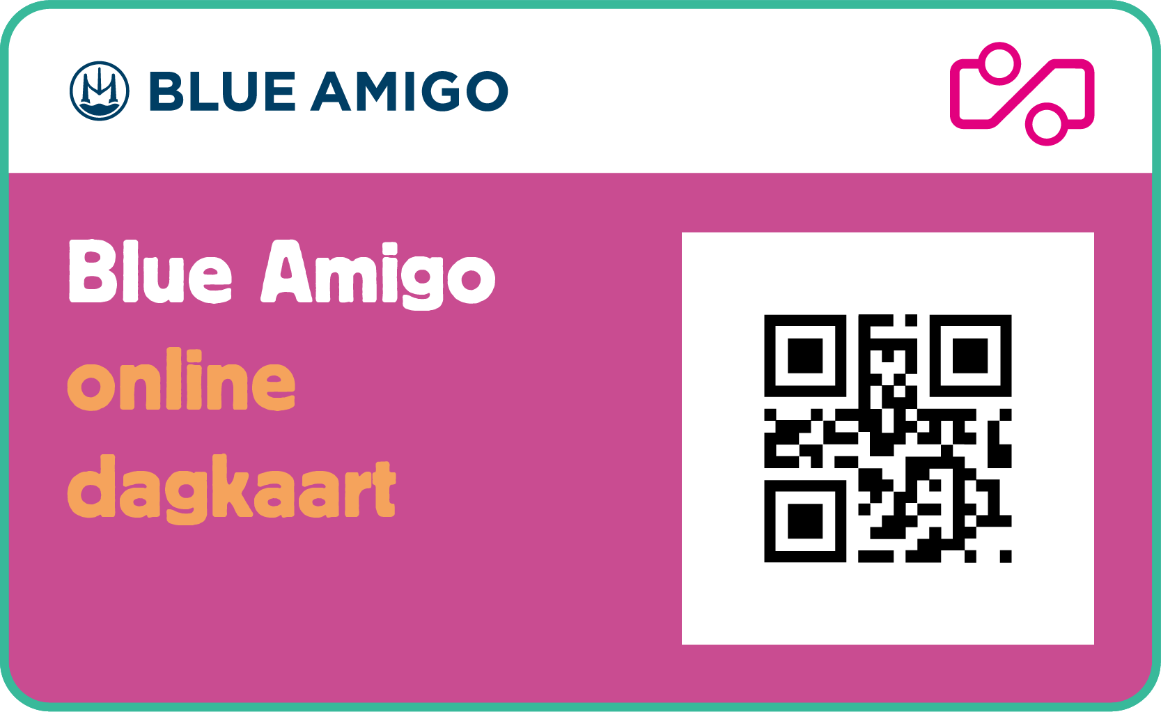 Blue Amigo Dagkaart | Tourist Day Ticket